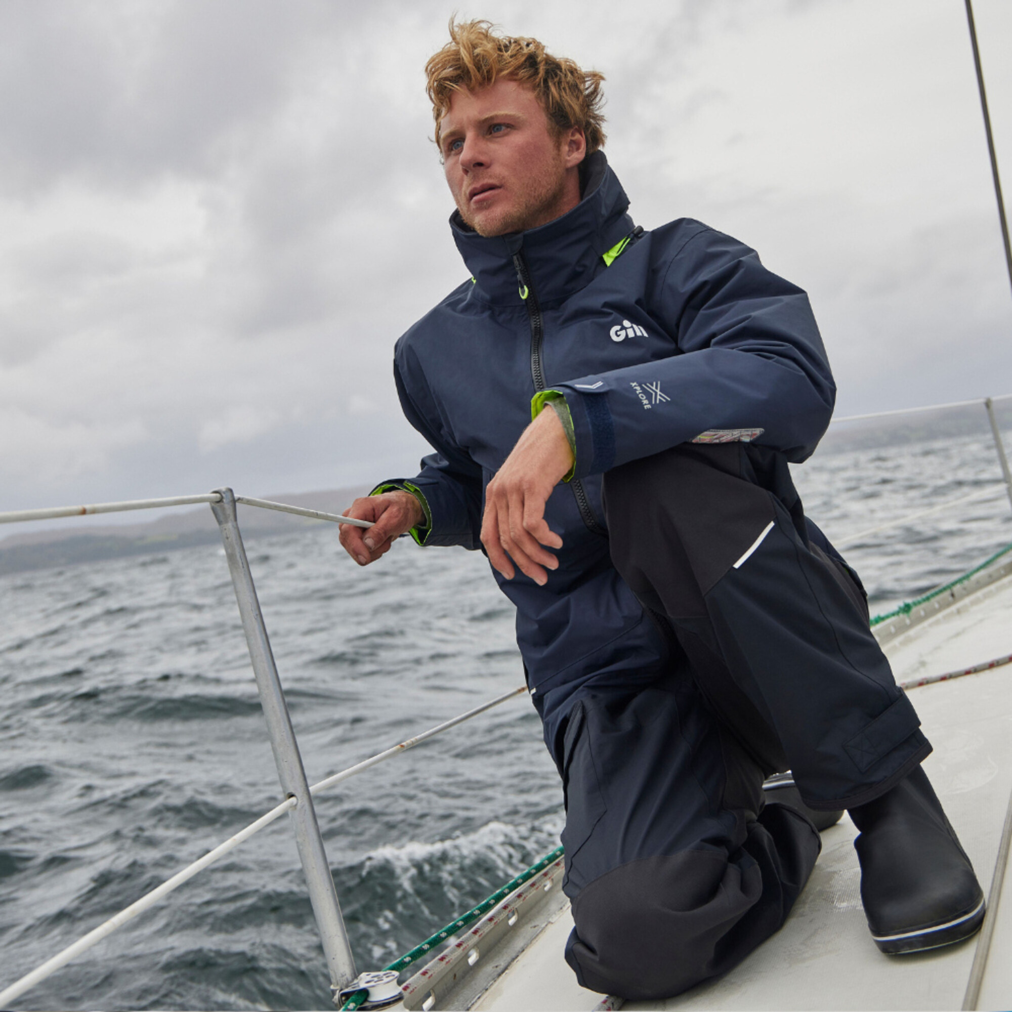 2025 Gill Mens OS3 Coastal Sailing Jacket OS33J - Dark Navy - Sailing - Sailing | Wetsuit Outlet